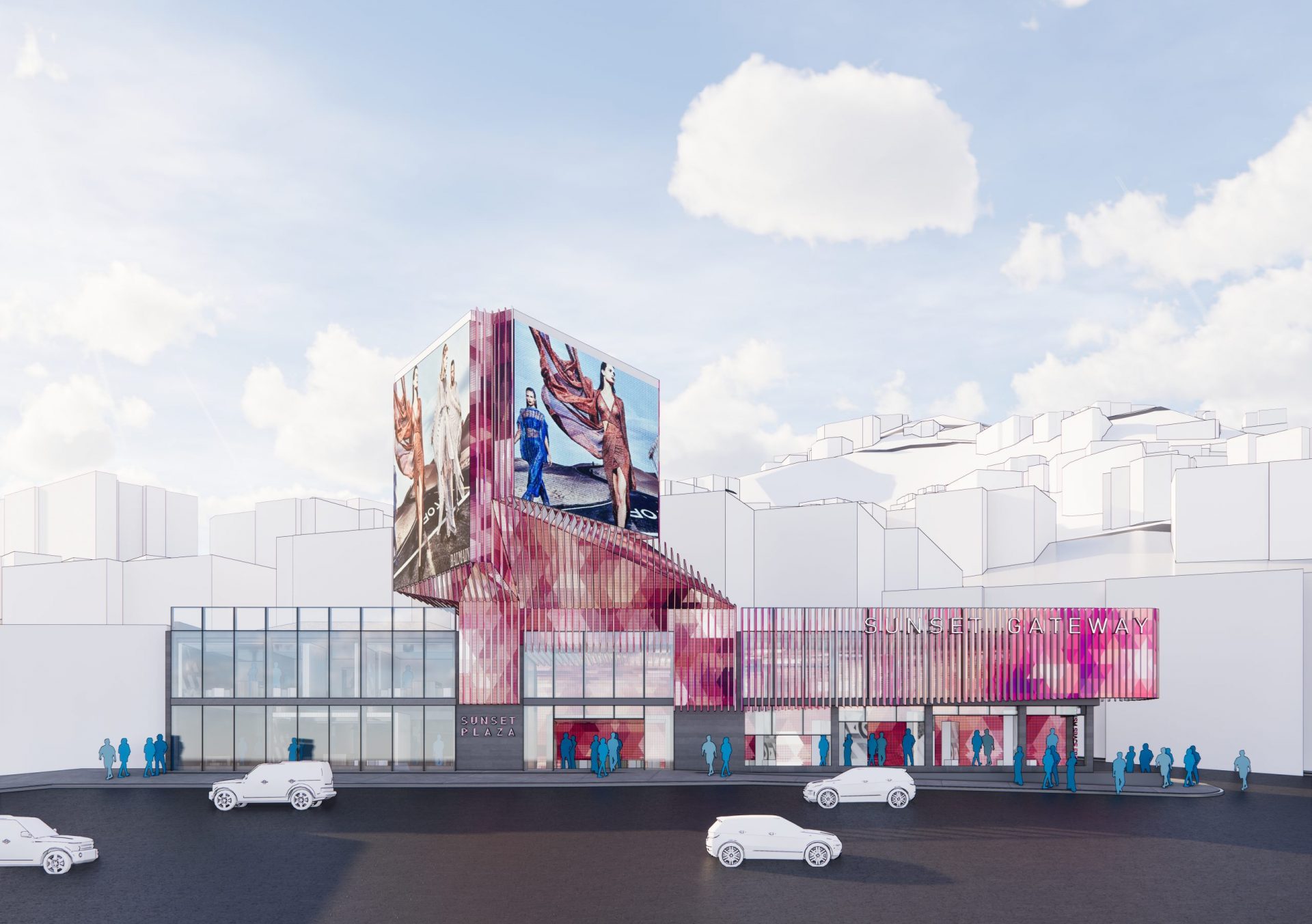 Seven forthcoming billboard designs for West Hollywood to rival Sunset ...